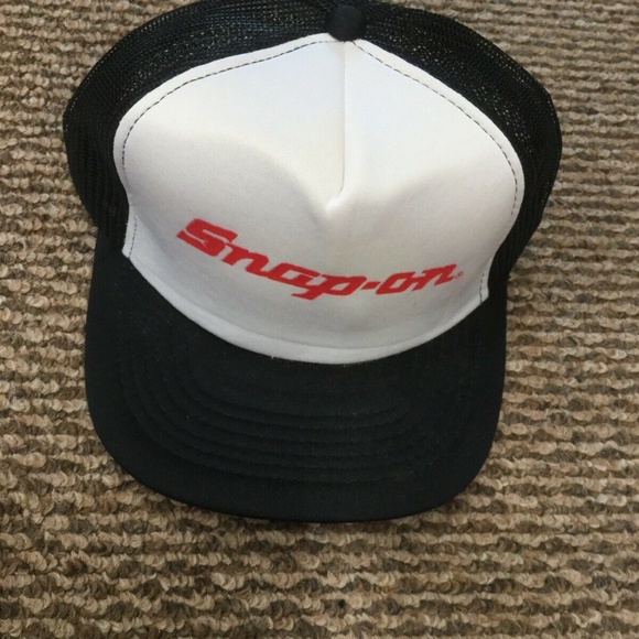 YR | Accessories | Vintage Snapon Tools Mesh Trucker Snapback Hat ...
